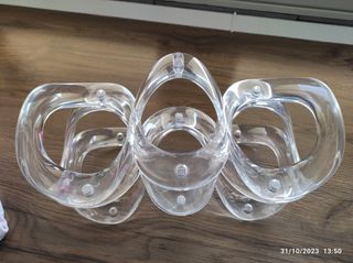 Porta bottiglie in plexiglass guzzini