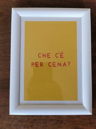 Stampa "Che c'è per cena?"