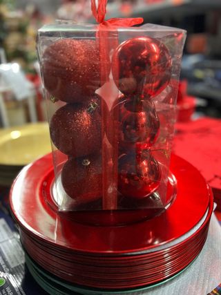 Palline Rosse Albero Natale