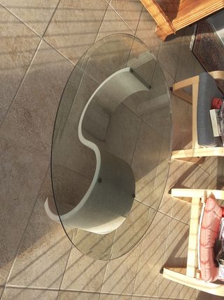 Tavolino in vetro