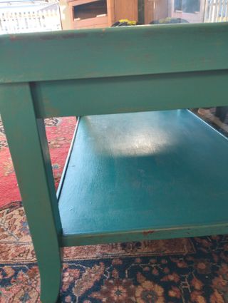 TAVOLINO BASSO TURCHESE