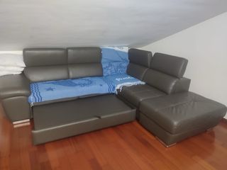 divano grigio scuro 5 posti