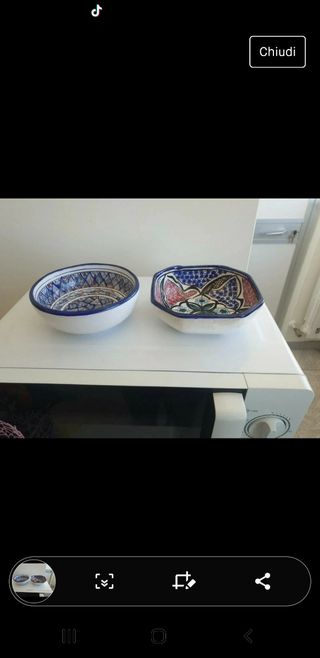 Svuota tasche in porcellana mandala