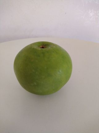 Mela verde in marmo di Carrara