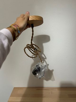 Presa luce a sospensione per lampadina E27