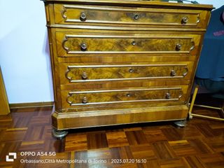 Comò e comodini metà Ottocento