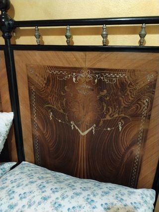 Letto matrimoniale fine 1800