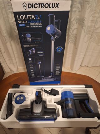 SCOPA ELETTRICA CICLONICA SENZA FILI 150 W VIOLA