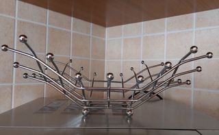 portafrutta in metallo come nuovo