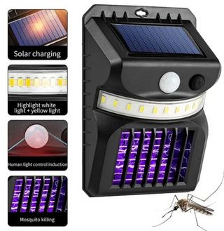 Faretto led con pannello solare