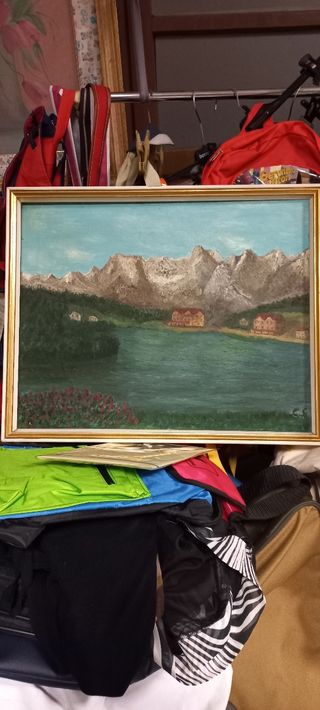 Quadro grande dipinto a mano su tela