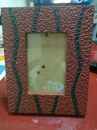 Portafoto rosso e nero