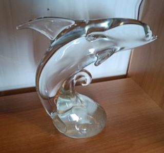 Delfino in vetro di Murano