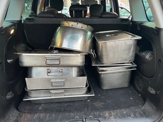 contenitori e teglie in acciaio inox