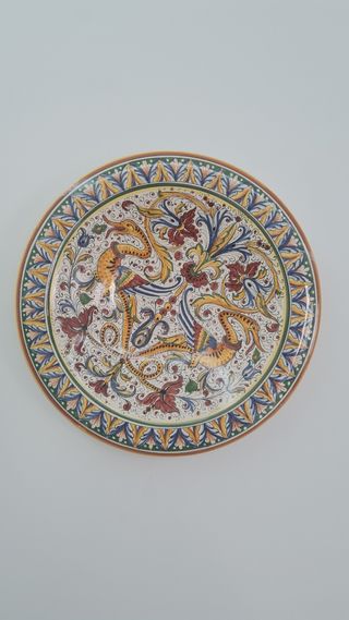 Vassoio dipinto a mano