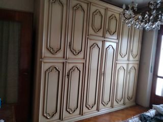 Armadio Laccato 6 ante, leto e comodini, comò