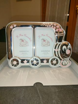 Portafoto argento bambina • Kasanova