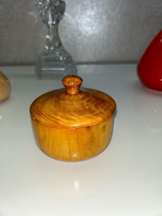 porta oggetti in legno