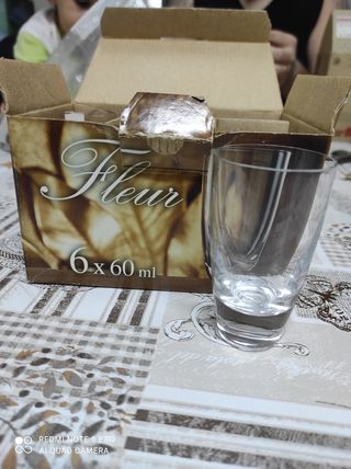 Set 4 bicchierini Bohemia