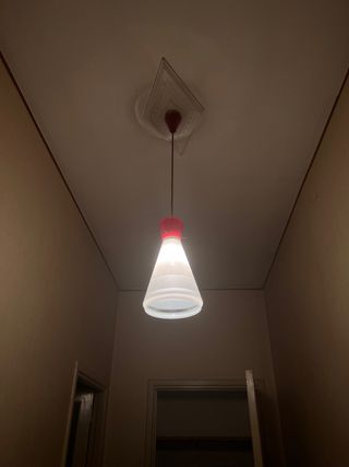 coppia di lampadari vintage