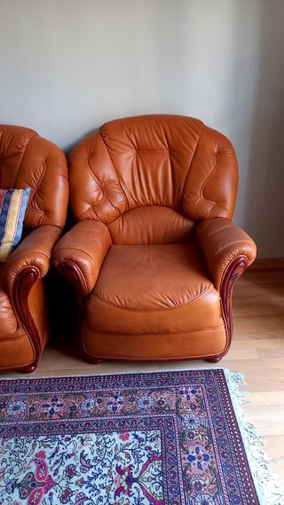 Set salotto in pelle