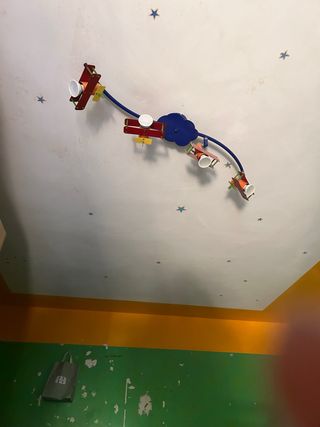 lampadario per bambini più due clip