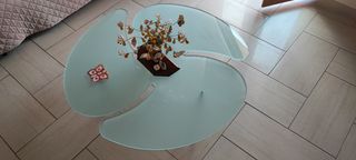 Tavolino in cristallo