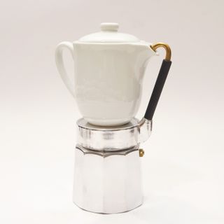 Caffettiera vintage italiana Moka Mulino Bianco