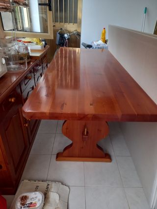 Tavolo 6 posti in legno più 6 sedie