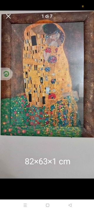 quadro bacio di Klimt