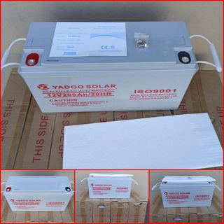 NUOVA BATTERIA 200AH 12V AGM FOTOVOLTAICO PANNELLI
