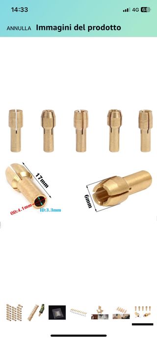 Pinze per accessori Dremel e attrezzi simili