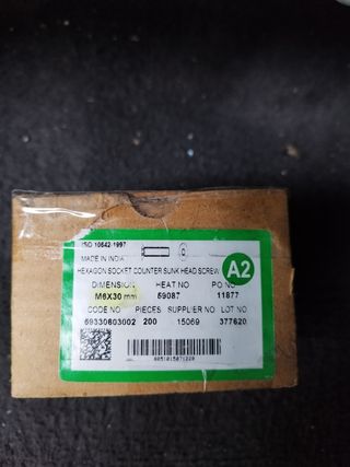 Vite TS M6x30mm Inox A2-70