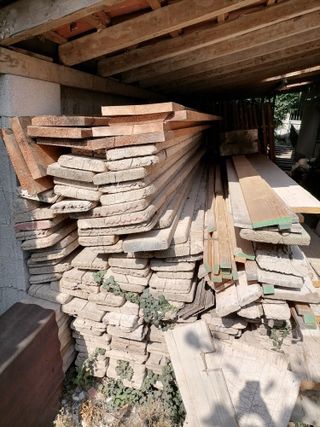 Assi di legno da ponte 4 metri