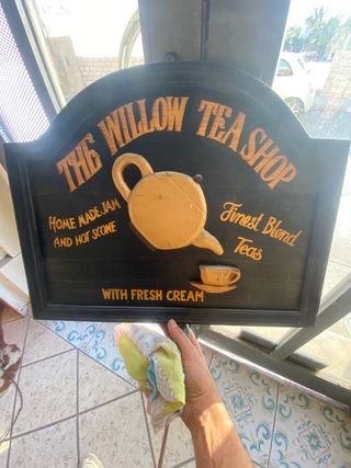 Insegna in Legno anni 70