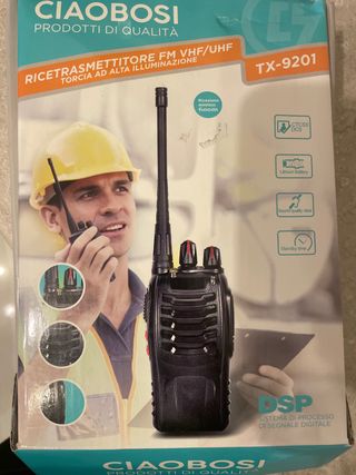 tre ricetrasmettitore con torcia tx-9201