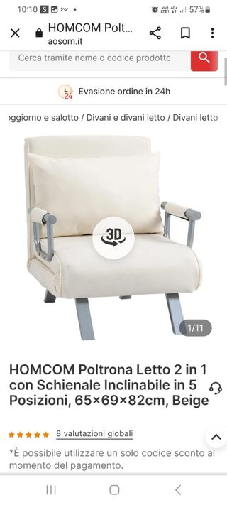 Poltrona letto