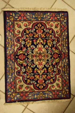 Coppia di tappeti fantasia orientale 90x60