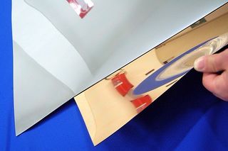 pannello specchiante argento cm 200x100