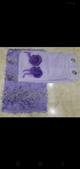 Tende più tappetto color lilla