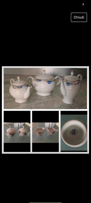 Cindruck set porcellana
