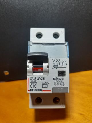 BTICINO MAGNETOTERMICO DIFFERENZIALE C16