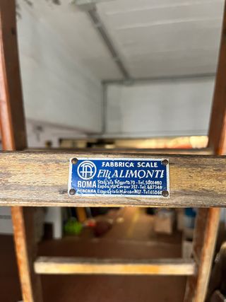 scala telescopica in legno