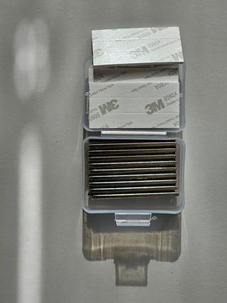 10 Magneti rettangolari al neodimio 60X10X3mm