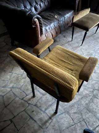 Poltrona ocra vintage