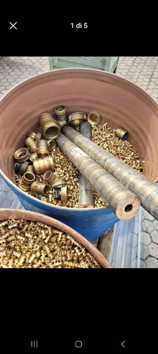 Ritiro rame ottone cavi elettrici
