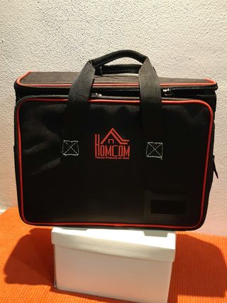 Borsa porta utensili in poliestere rosso