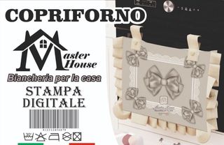 Copriforno stampa digitale Fiocco 🎀