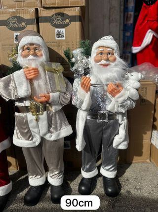 babbo natale alto 90 cm