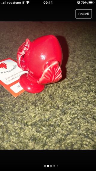 pigna portafortuna rossa